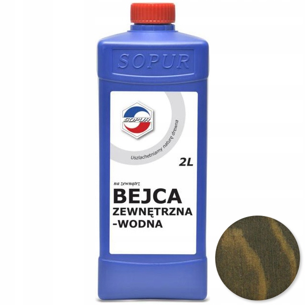 Bejca wodna zewnętrzna SOPUR 2l zieleń BZW-701 - Senus.pl