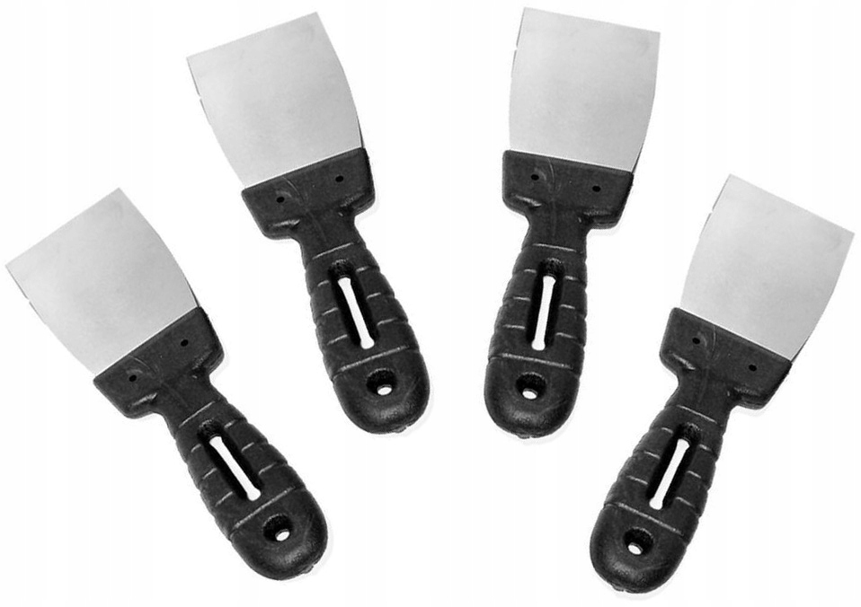 Szpachelka malarska nierdzewna stalowa zestaw 4szt - Senus