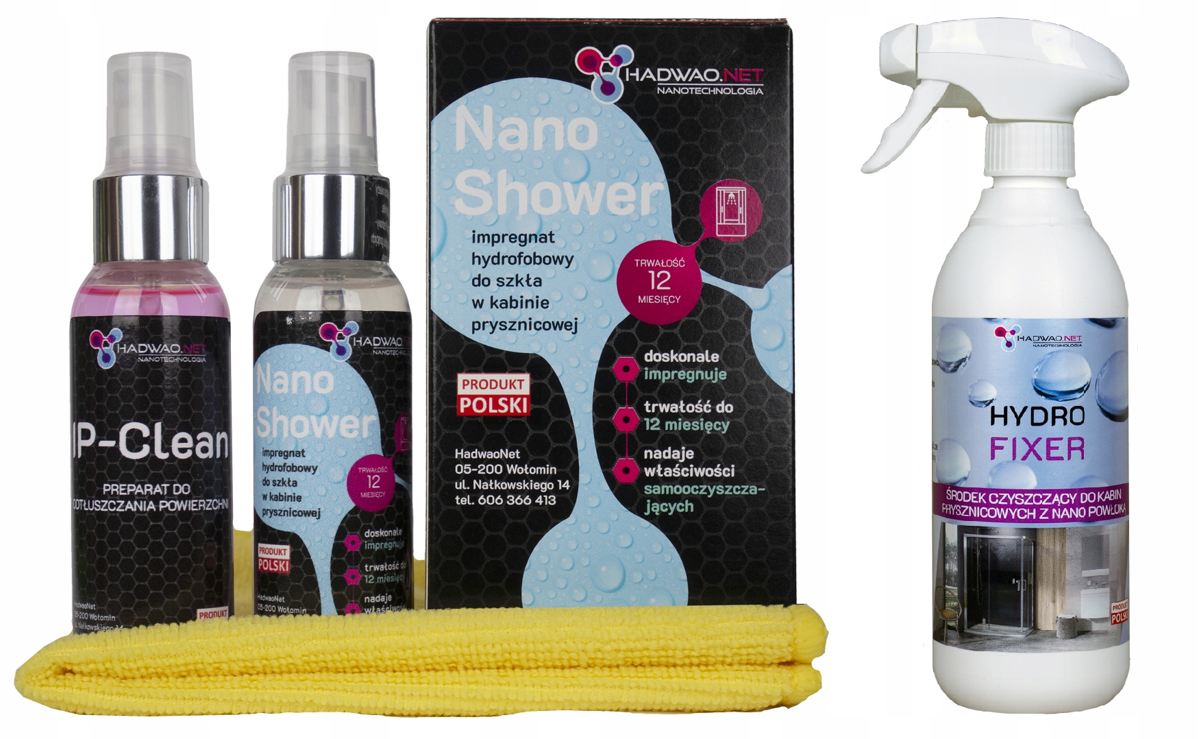 Zestaw nano shower + hydro fixer - Senus.pl