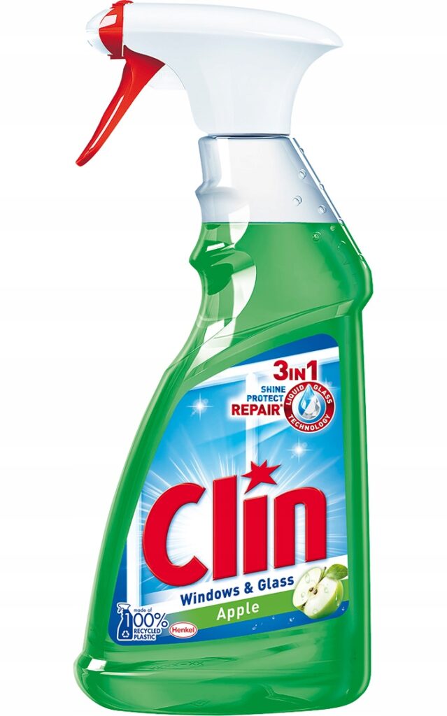 Płyn do mycia szyb okien Clin Apple spray 500ml - Senus.pl Płyn do mycia szyb okien Clin Apple spray 500ml - Senus.pl