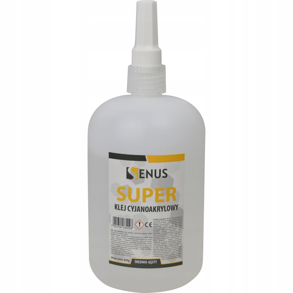 Klej cyjanoakrylowy Senus ŚREDNI 500g - Senus.pl